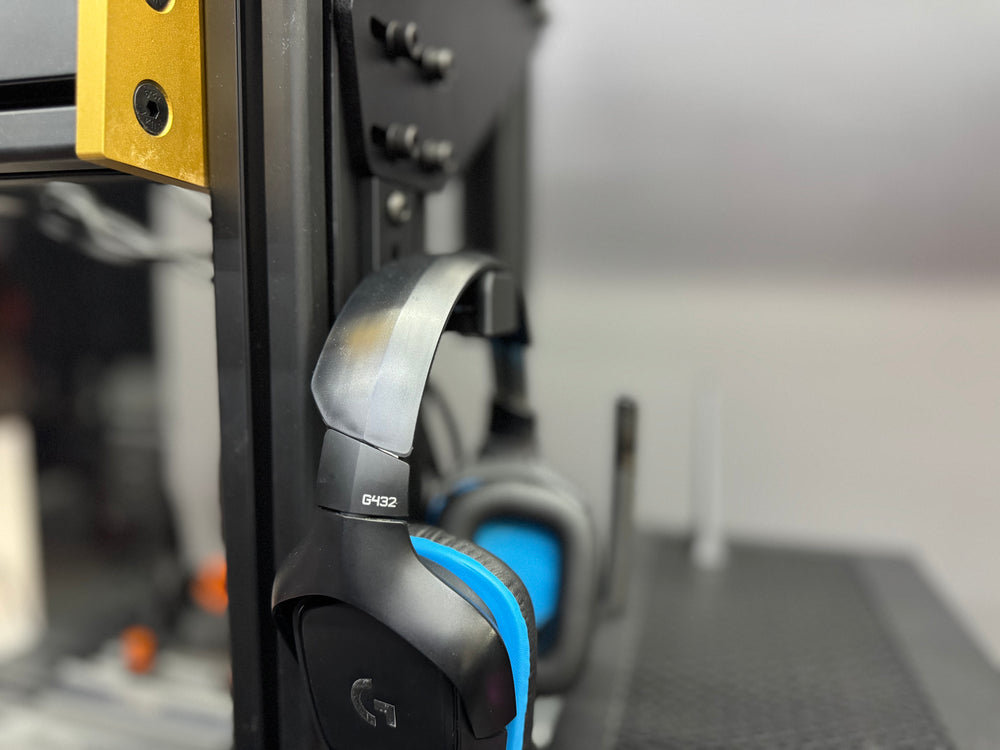 Focus Sim Racing Headphone Mount for Sim Rigs (3D Printed, Screws Incl
